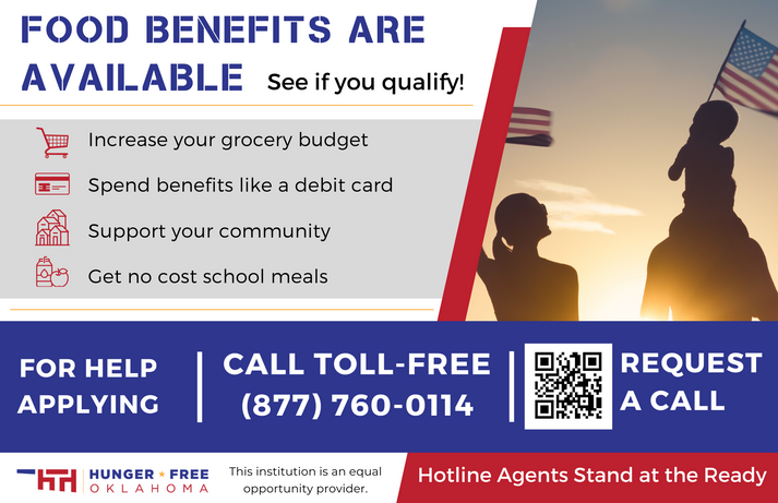 Military SNAP Half-Page Flyer (25 Pack) – Hunger Free Oklahoma