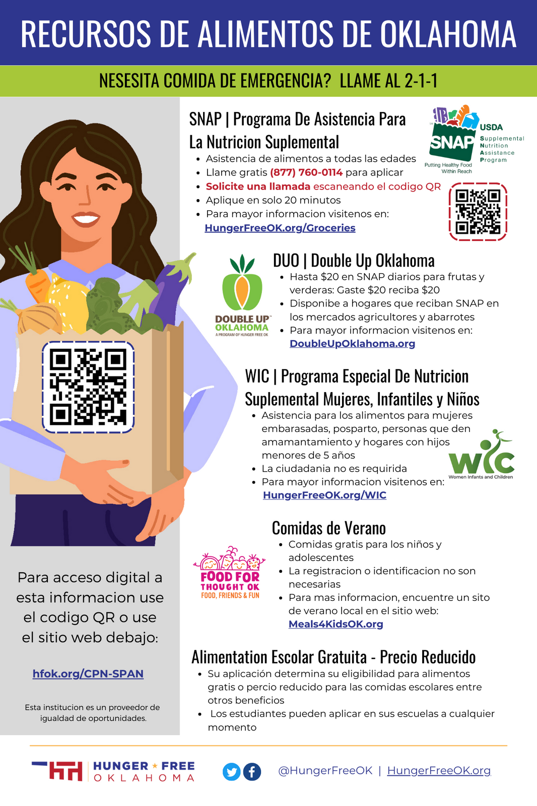 Hunger Free Oklahoma Outreach Materials