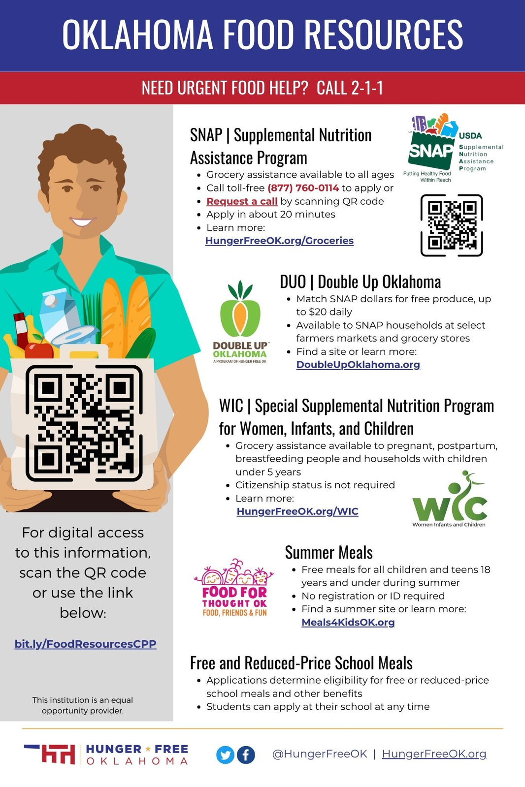 Hunger Free Oklahoma Outreach Materials